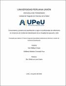 Conocimiento y práctica de esterilización a vapor en profesionales de ...
